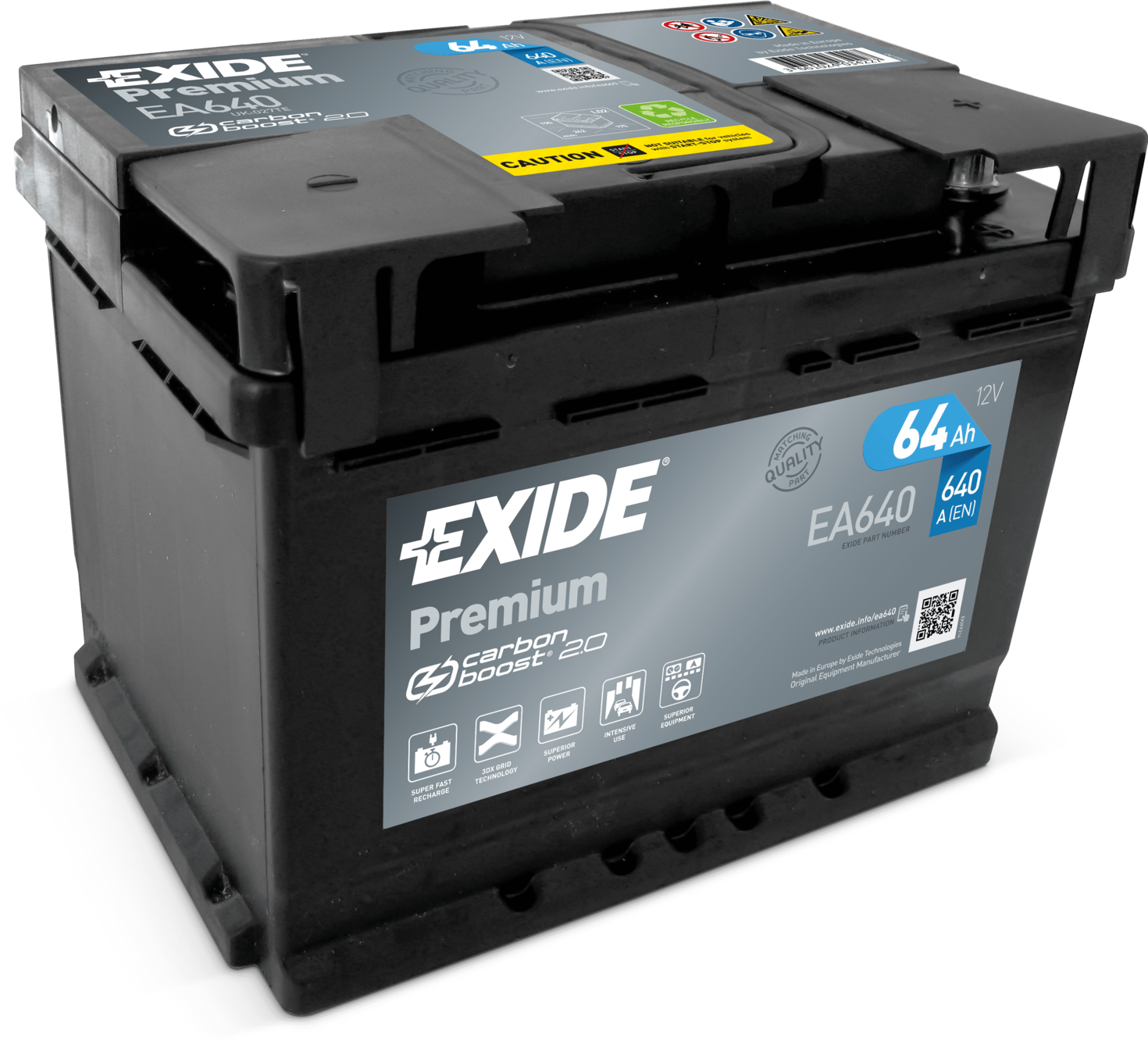 EA640 EXIDE PREMIUM 64 Ah - Ojanperä